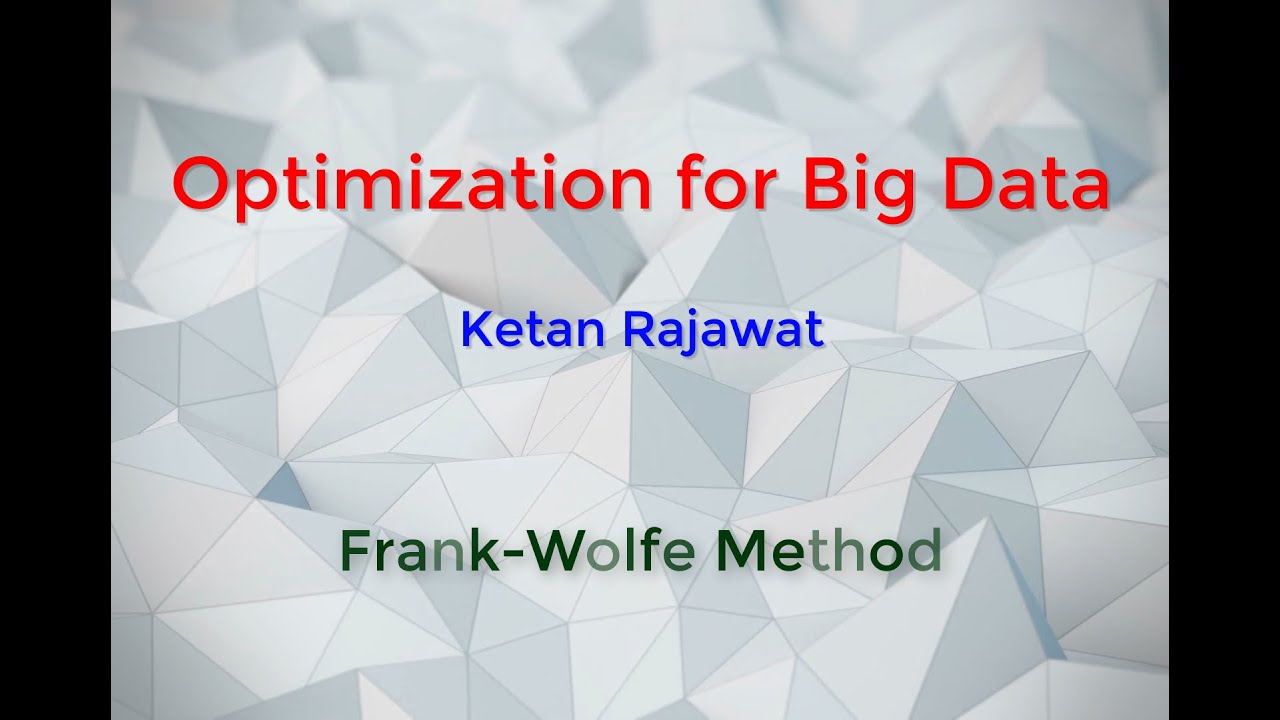 The Frank-Wolfe Method