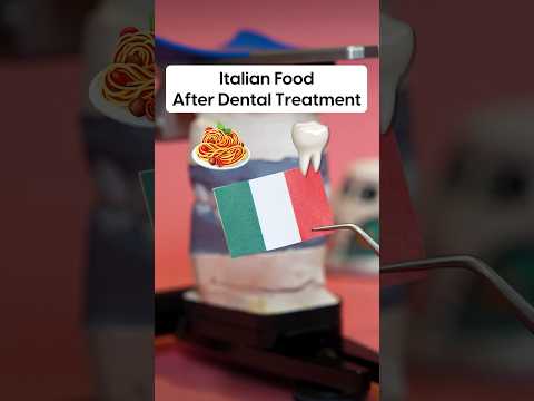 Italian food after dental treatment #shorts #buonappetito #zirconiacrown #ciboitaliano