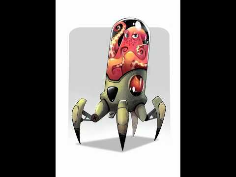 Robot and octopus… Drawing and painting process video #shots #art #drawing