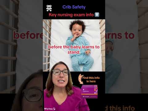 Crib Safety: Pediatric of Nursing SHORT | @LevelUpRN