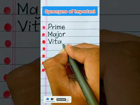 Synonyms Of Important/Word "Important" Synonyms in English