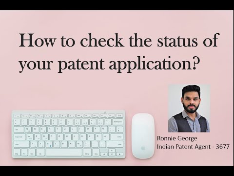 How to check the status of your patent application?