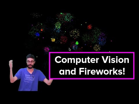 Coding Train Live Stream 48 - Computer Vision and Fireworks!