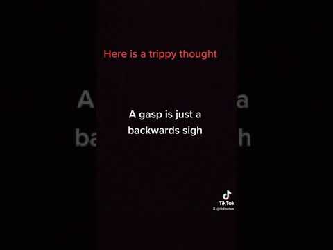 try it, gasp then sigh