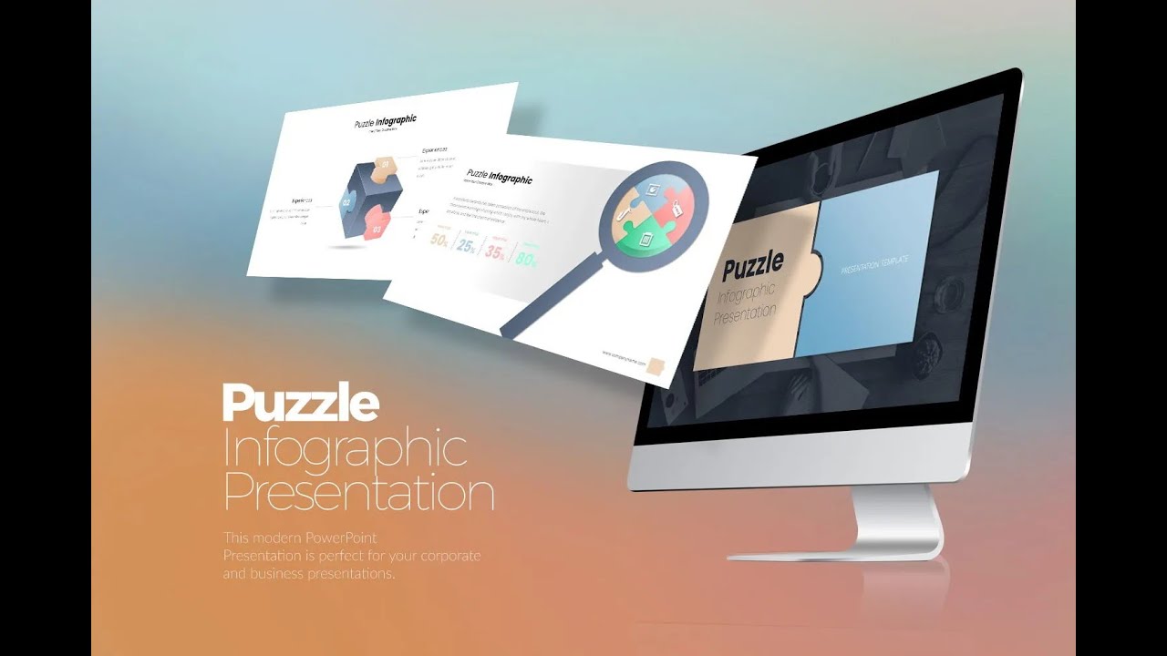 Puzzle Infographic Google Slide Templates