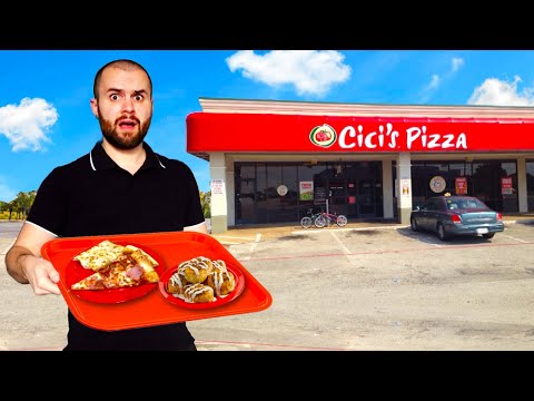 Eating At Cicis Pizza BUFFET For 24 HOURS!