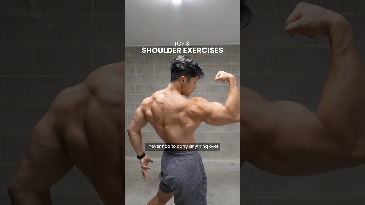 These are the TOP exercises I used to grow my SHOULDERS