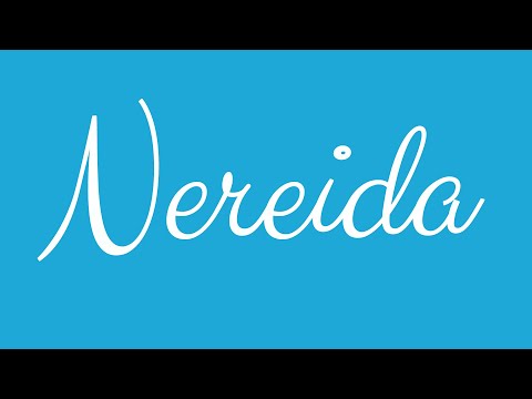 Learn how to Sign the Name Nereida Stylishly in Cursive Writing
