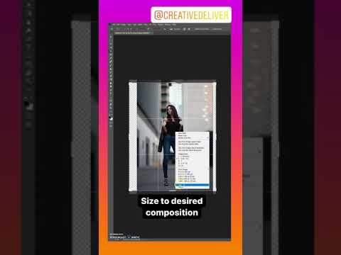 How to resize your portrait photos for Instagram For more Photoshop tricks follow @creativedeliver