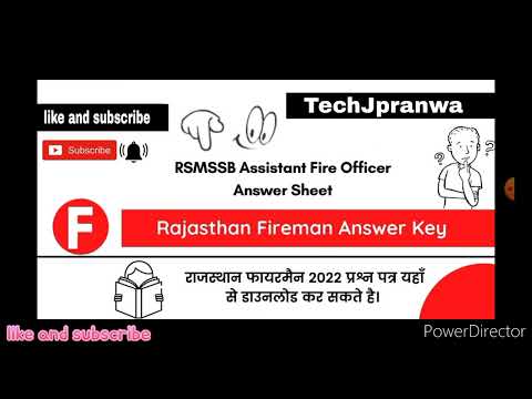 RSMSSB Assistant Fire Officer, Fireman Exam 2021: Check the Answer Key