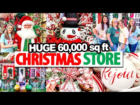 ????SURPRISES EVERYWHERE! Going inside the LARGEST Christmas Store! Christmas 2024