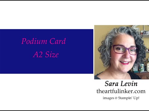 Podium Card A2 Size