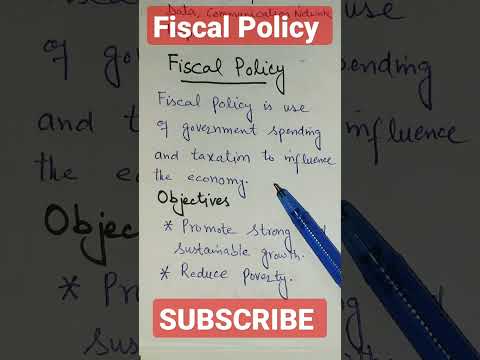What is Fiscal Policy?