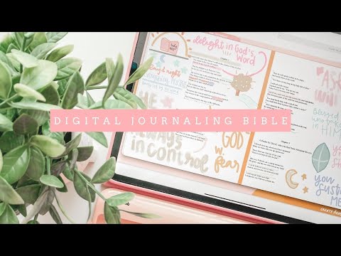 Digital Journaling Bible | Goodnotes 5 Bible | Ipad Bible | Journaling bible | Digital Planner Faith