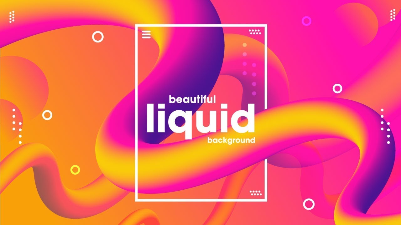 Liquid Color Background Design  | Adobe Illustrator Tutorial