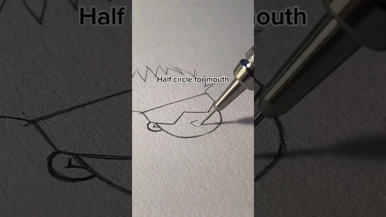 How to doodle Gojo (Very very easy) || Jmarron