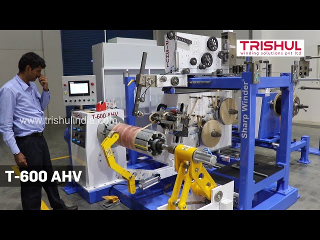 HV Coil Winding Machine - T-600AH Fully Automatic Machine Manufacturer ...