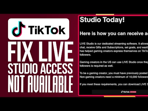 How To Fix TikTok Live Studio Access Not Available 2025 (Solved!)