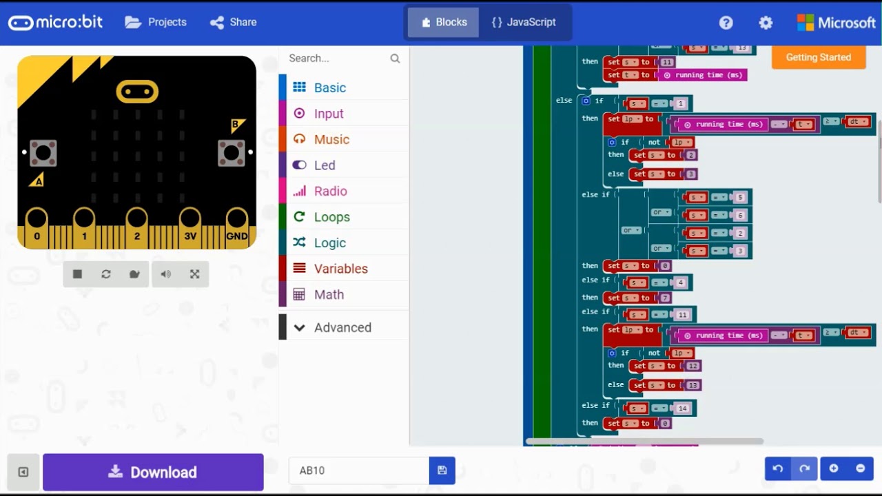 The BBC micro:bit - 10 INPUTS WITH 2 BUTTONS