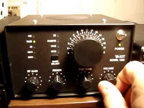 75 m AM on Regenerative Shortwave Kit Ten-Tec T1253