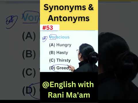 Vivacious | Vocab | Synonyms & Antonyms | Rani Ma'am Shorts & Clips