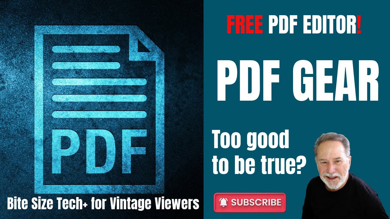 Free PDF Editor - PDF Gear - Too Good to be True?