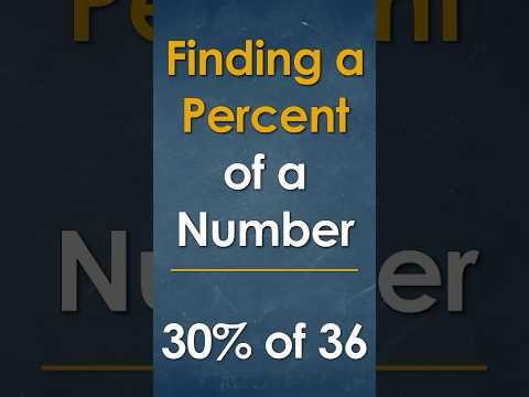 How to Find the Percentage of a Number