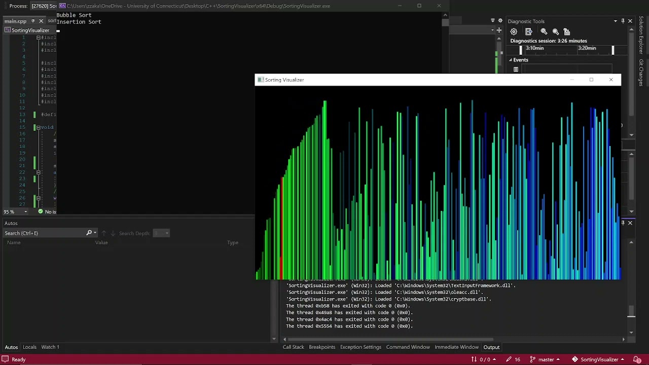 Sorting Visualizer | C++ SFML