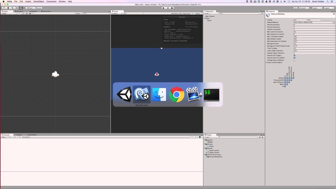 Unity 2D Space Shooter #1: Movement & Aiming