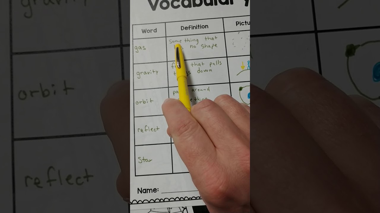 planets vocab