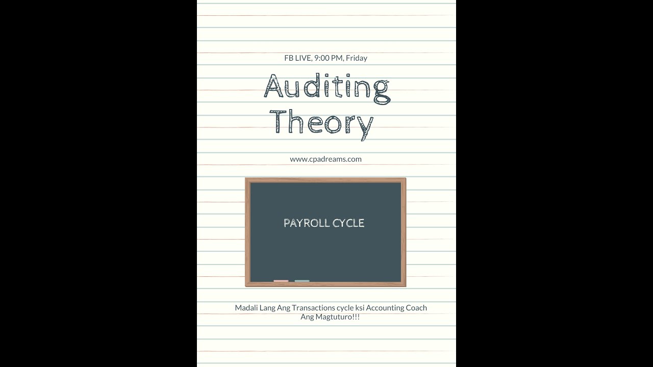 Auditing Theory - Payroll Cycle