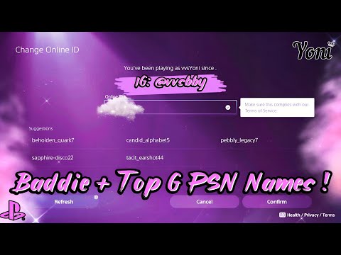 ♡Baddest PSN Names For ALL! May 2023!♡