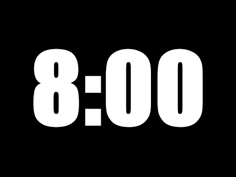 8 MINUTE TIMER | LOUD ALARM β°
