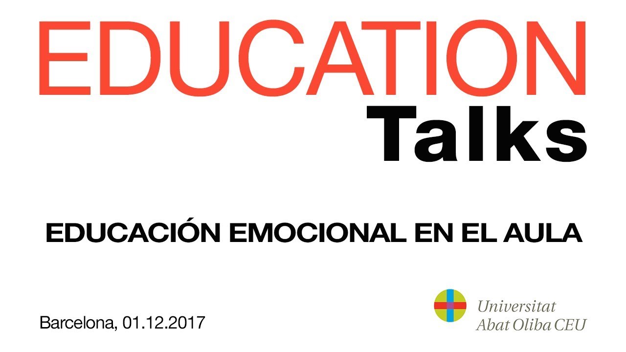 Resumen EDUCATION Talks - 'Educación emocional en el aula' - 1 de diciembre