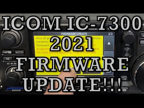 Icom IC-7300 Firmware Upgrade V1.40 (Feb 2021)