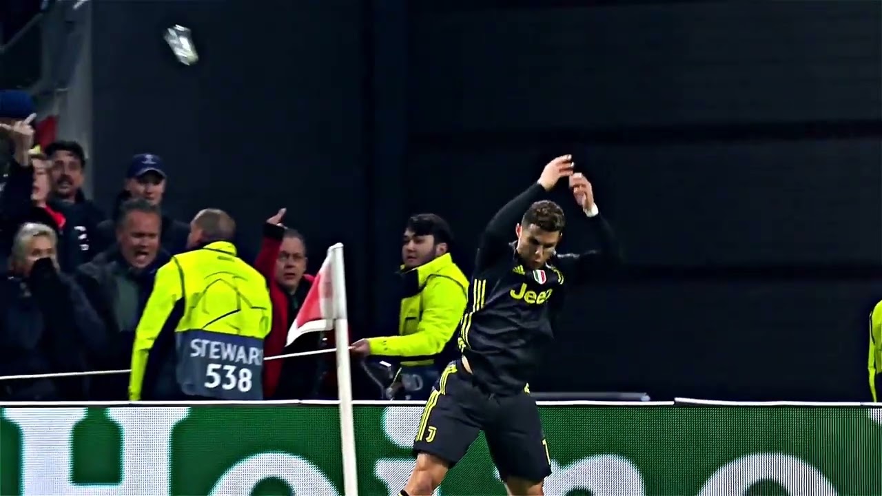 ronaldo juventus celebration 4k free clip for edit