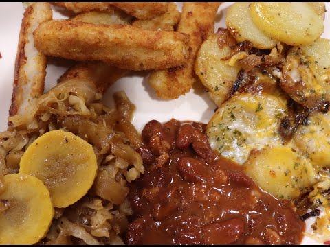 #275 Fish Sticks With 3 Side Dishes