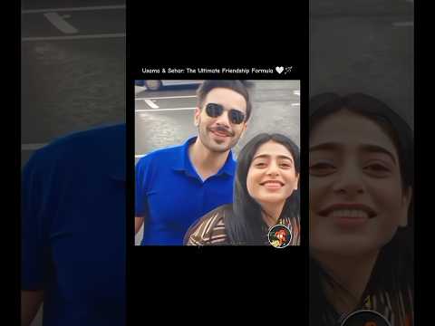 Sehar Khan & Usama Khan In London โค๏ธ #besties #SeharKhan #UsamaKhan #usehar #viral #shorts