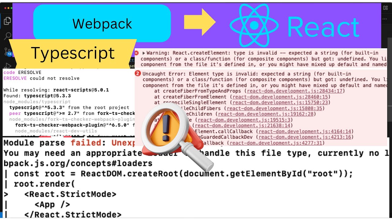 webpack typescript | webpack typescript react | webpack react #webpack #reactjs #typescript