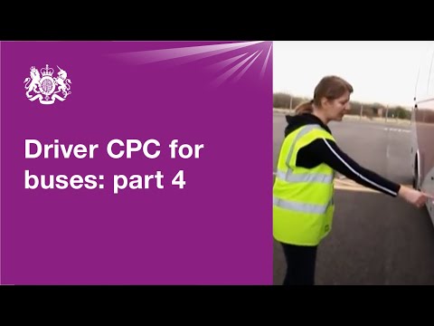 Driver CPC for buses: part 4 - practical demonstration test