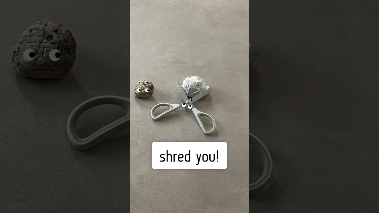 Scissors vs Paper… Again!? #rockpaperscissors
