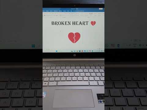 Broken heart π symbol shortcut in Ms Word | Computer Tricks #shorts