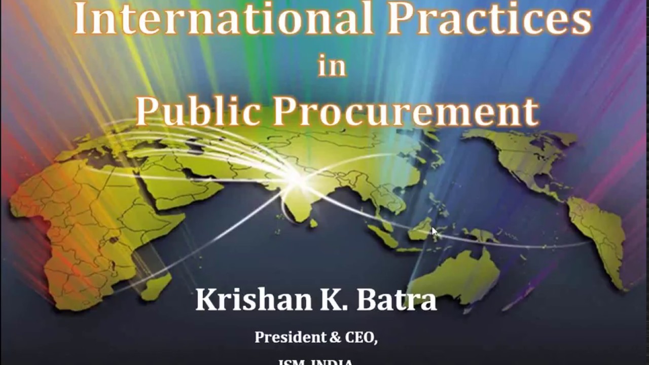 International Practices in Public Procurement