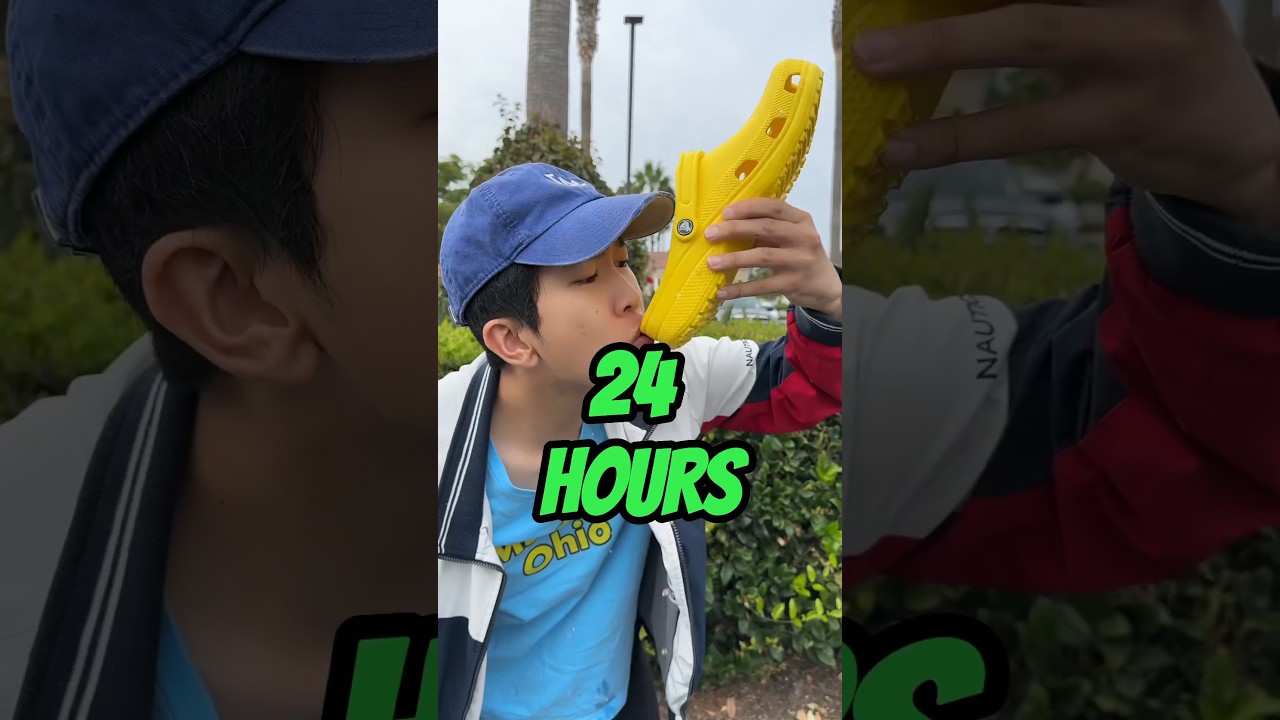 Only Eating With Crocs for 24 Hours