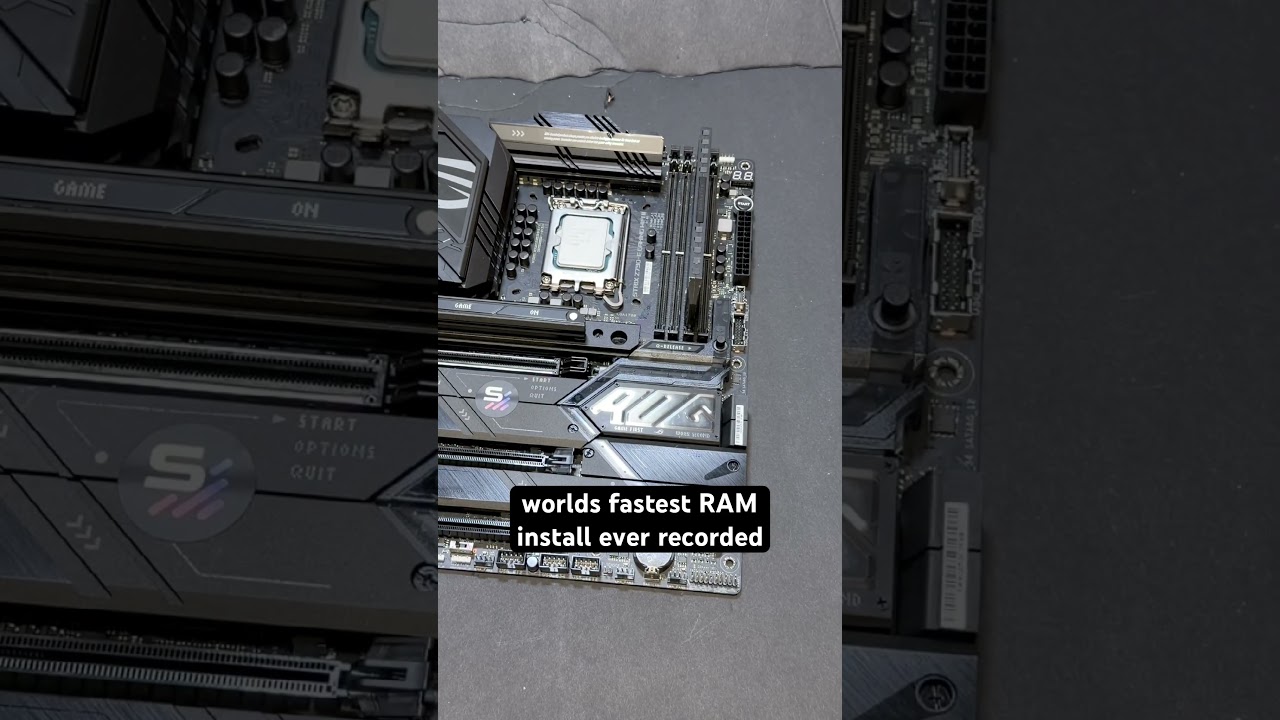 World Record RAM installation