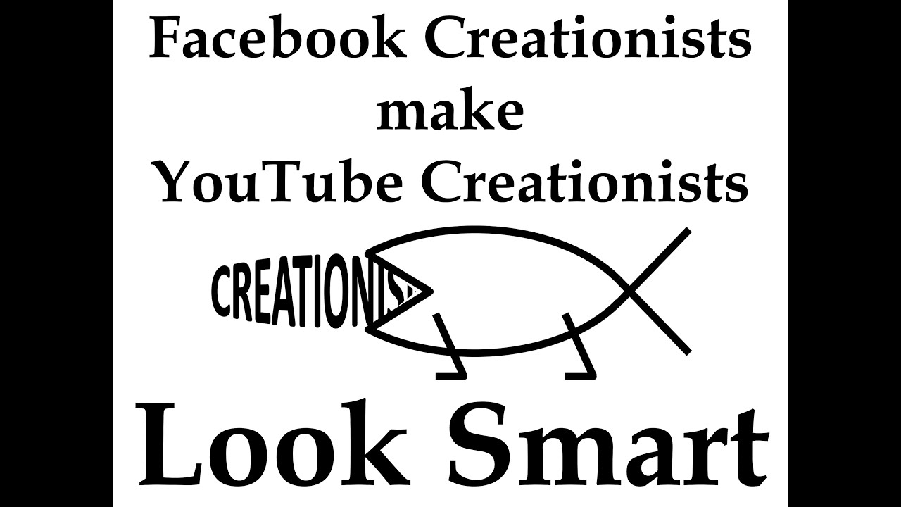 Facebook Creationists make YouTube Creationists Look Smart