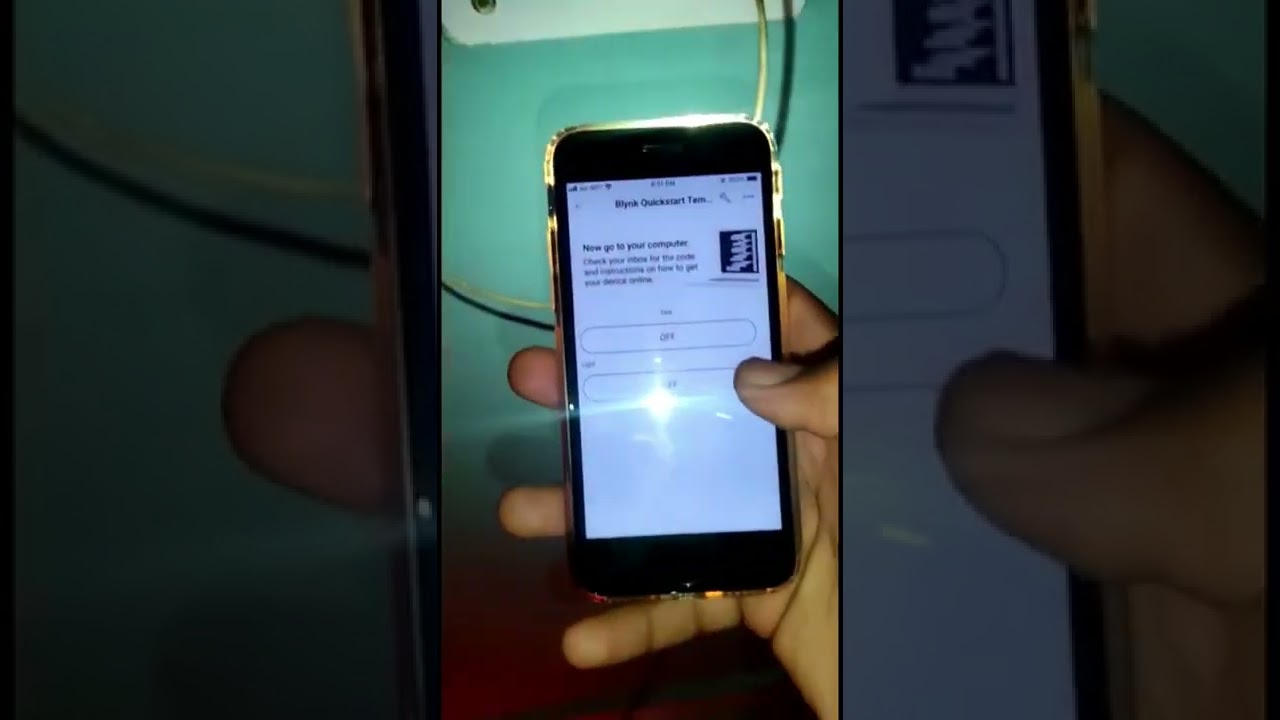 Nodemcu control by blynk app #entertainment