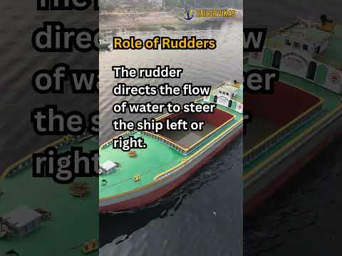 What is the Purpose of Rudders on Ships? | Explained in 1 Minute 🚢