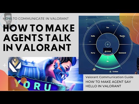 How To Make Agents Talk in Valorant | How to Communicate in Valorant | Valorant Communication Guide