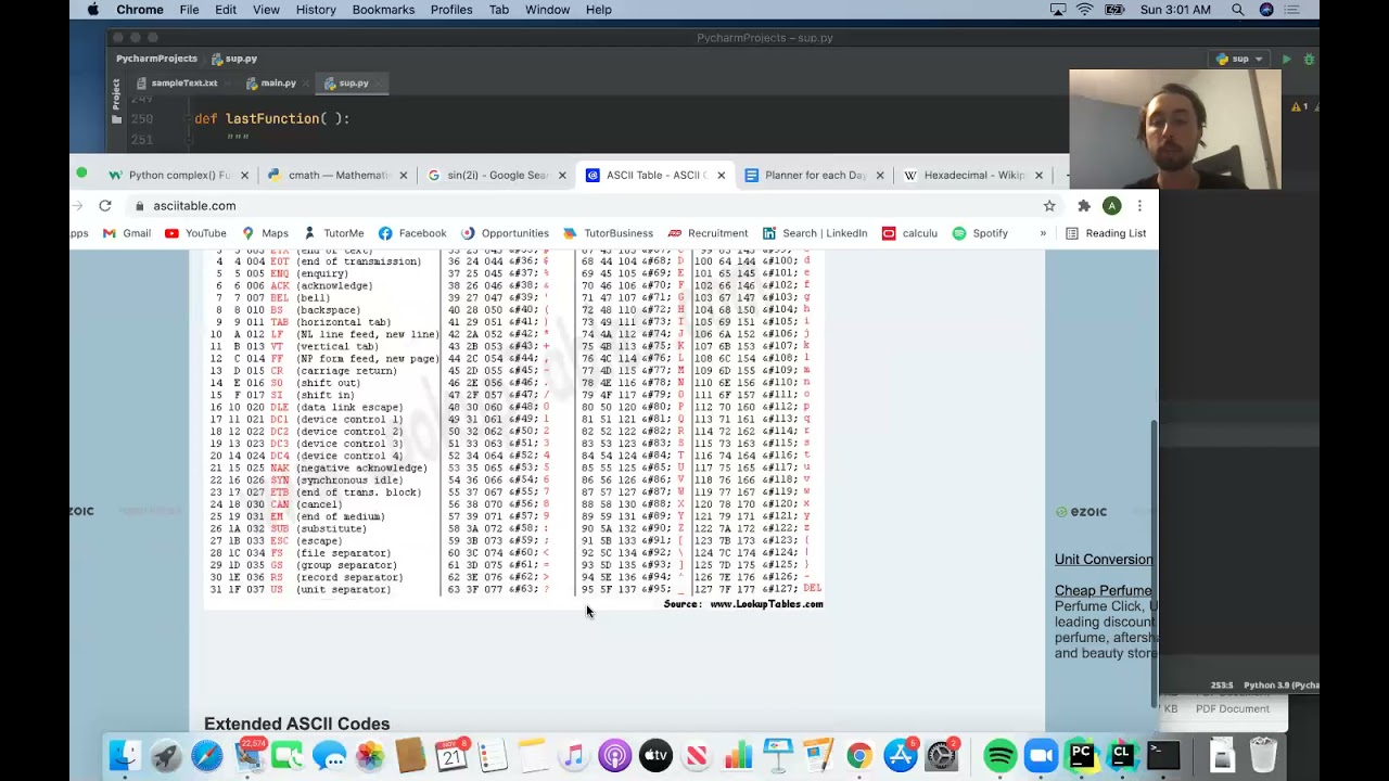 Python Programming: Lesson 69 - Character Encoding and the Zip Function